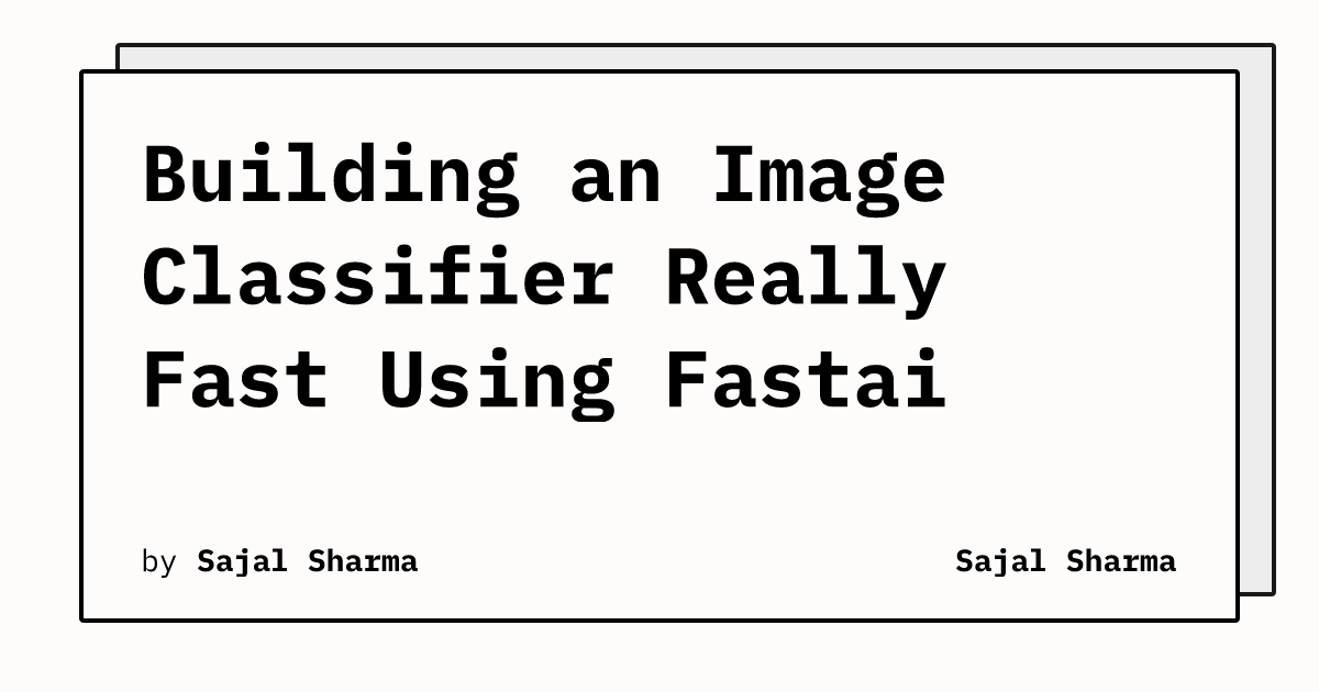Building an Image Classifier Really Fast Using Fastai
